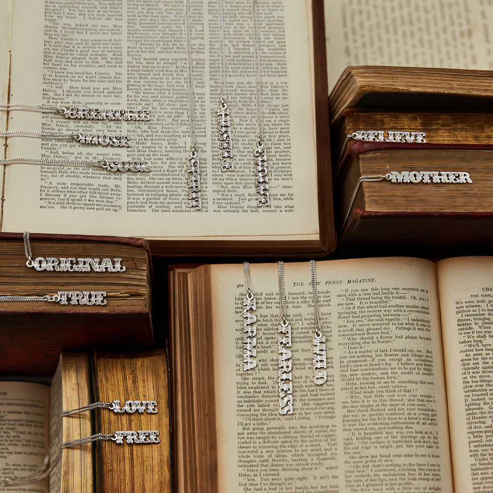 Bespoke Word Pendant - Custom Word Pendant | CarterGore