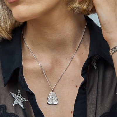 Leo Zodiac Pendant in Silver | CarterGore